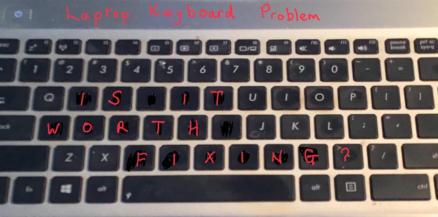 Faulty keyboards can be fixed, some much more eadily than others.