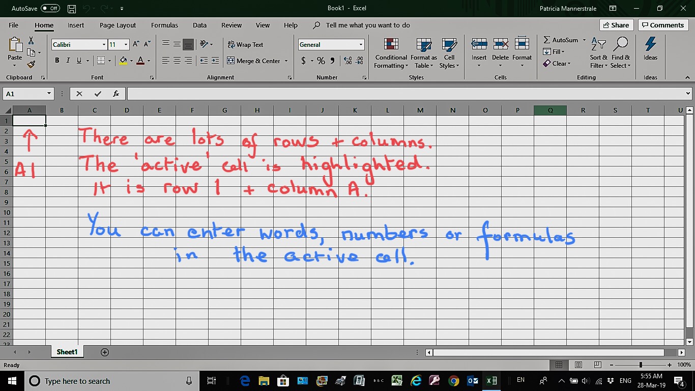 Excellent Excel a benefit for business and personal use